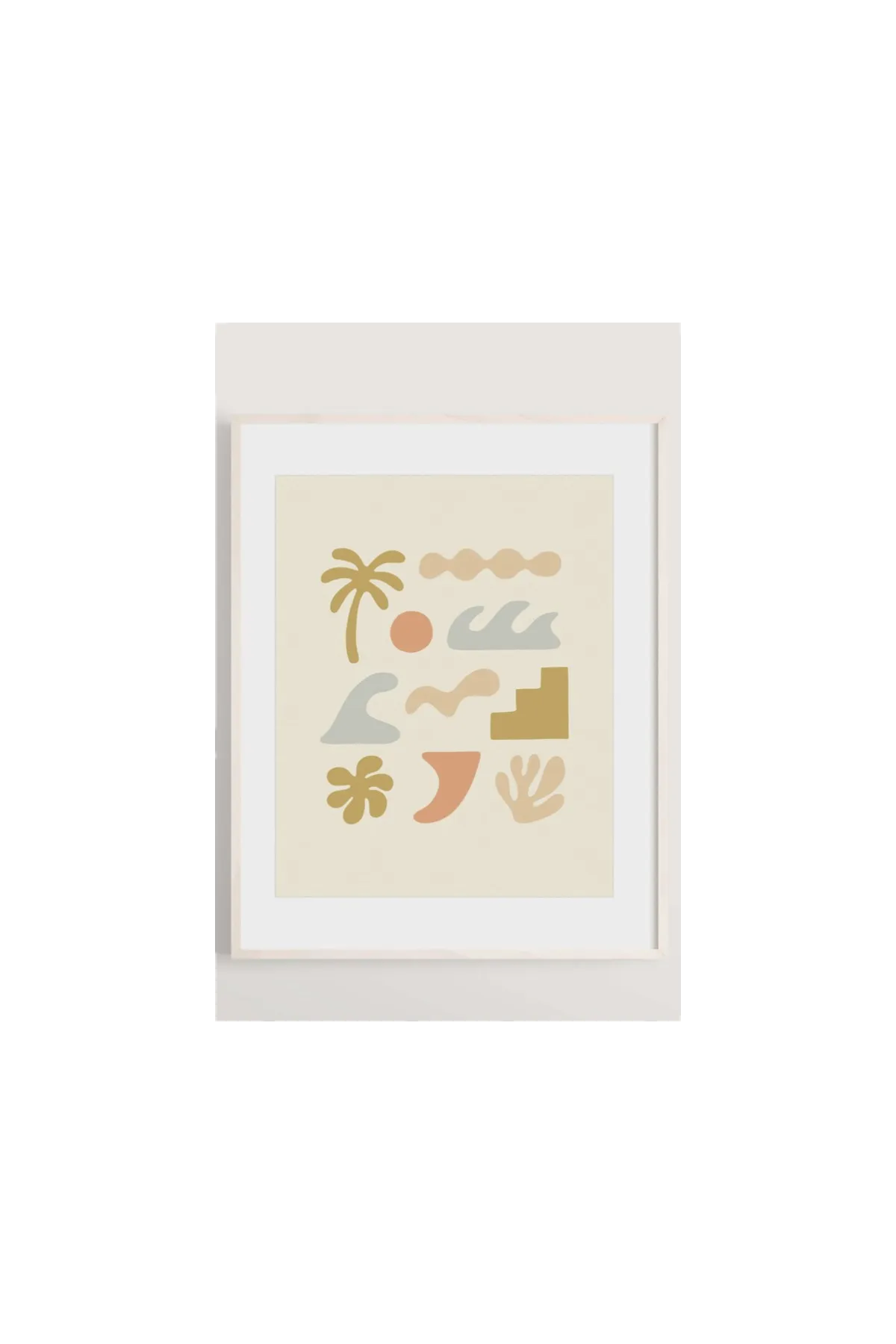 Affiche "beach shapes" - Pantai Pantai